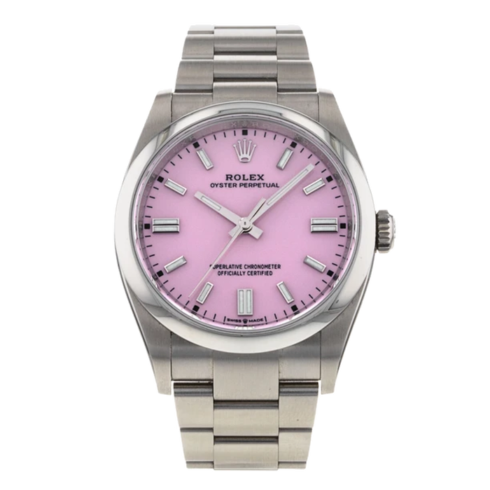 ROLEX OYSTER PERPETUAL 36 CANDY PINK 126000 36MM OYSTERSTEEL