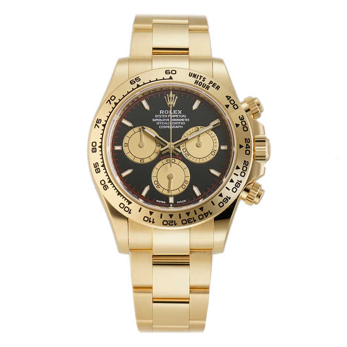 ROLEX COSMOGRAPH DAYTONA INTENSE BLACK AND CHAMPAGNE COLOUR 126508 40M